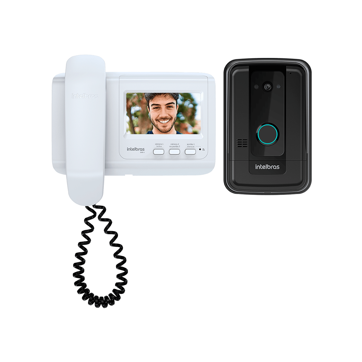 Videoporteiro Residencial com Monofone IVR 4 Intelbras - Intelbras