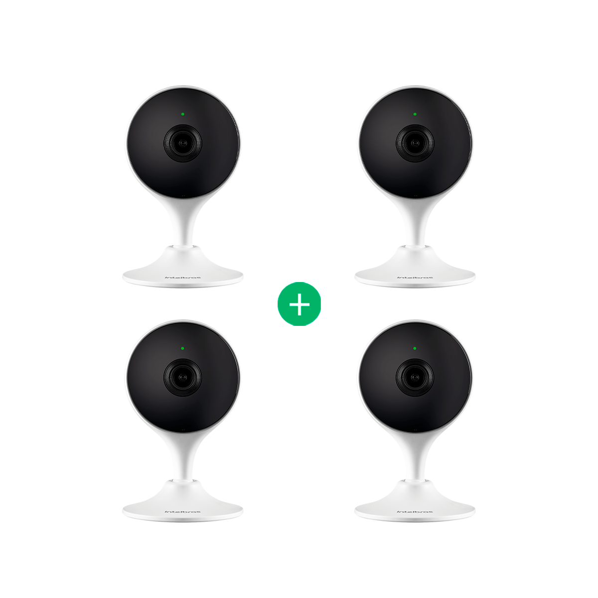 Kit Câmera de Vídeo Wi-fi Intelbras IM3 C - 4 unidades - Intelbras