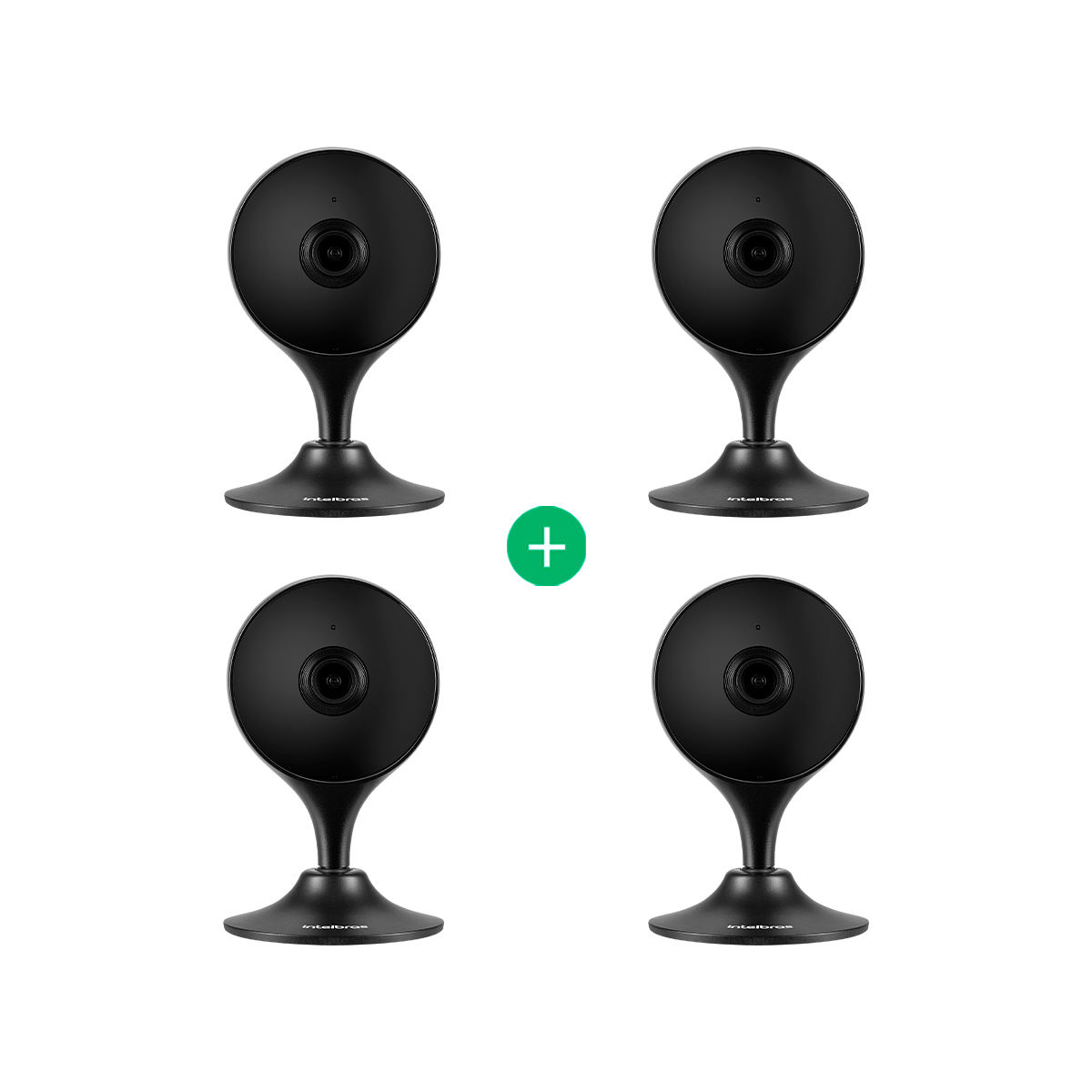 Kit Câmera de Vídeo Wi-fi Intelbras IM3 C Black - Intelbras