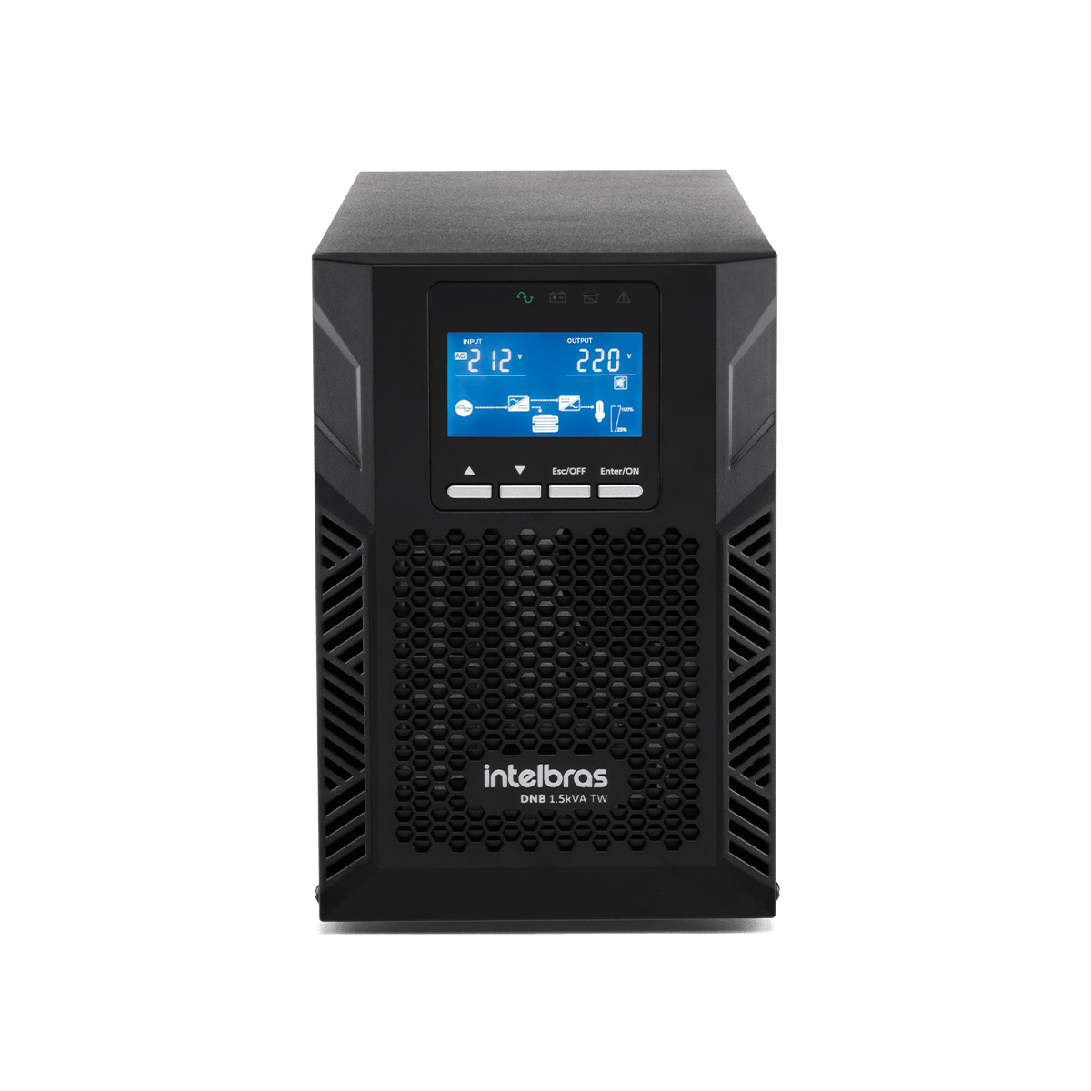 Nobreak Online Torre DNB 1.5kVA 220v TW G2 Preto Intelbras - Intelbras