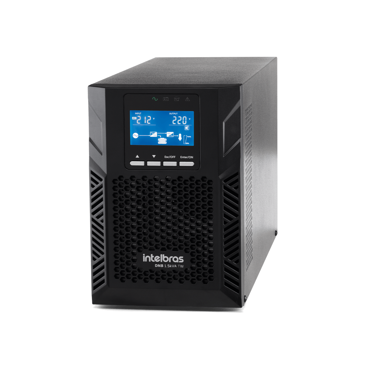 Nobreak Online Torre DNB 1.5kVA 220v TW G2 Preto Intelbras - Intelbras