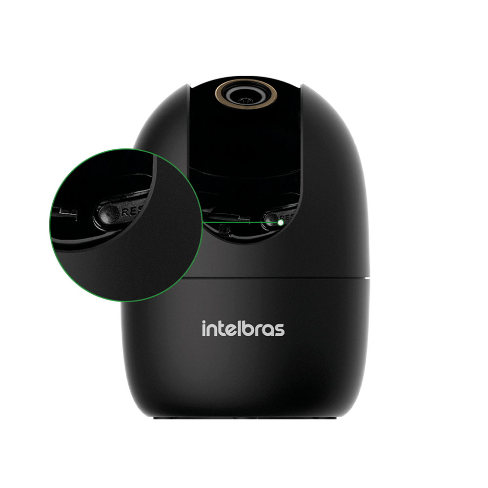 Câmera Inteligente Full HD Visão 360° Im4 C Black Intelbras - Intelbras