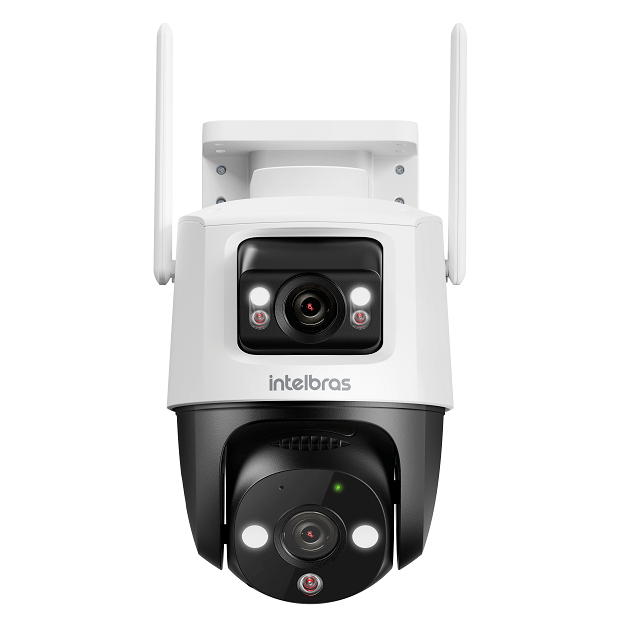 Câmera Wi-Fi 3MP Full Color iM9+ com visão 180° | Intelbras - Intelbras