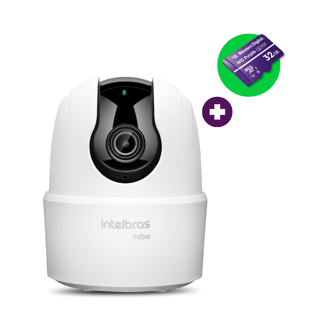 Câmera Inteligente 360° com MicroSD 32GB Intelbras IME 360 3MP - Intelbras