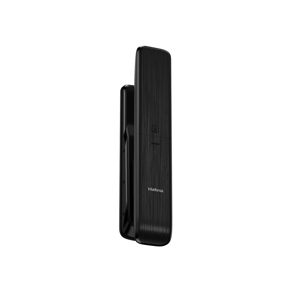 Fechadura Inteligente Pushandpull De Embutir Mfr 6300 Preta Intelbras